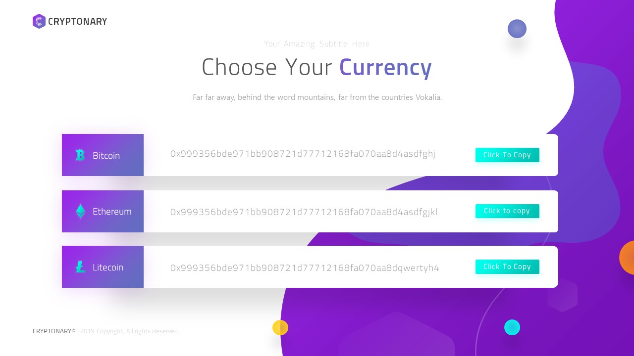Cryptonary Cryptocurrency PowerPoint Template by BrandEarth | GraphicRiver