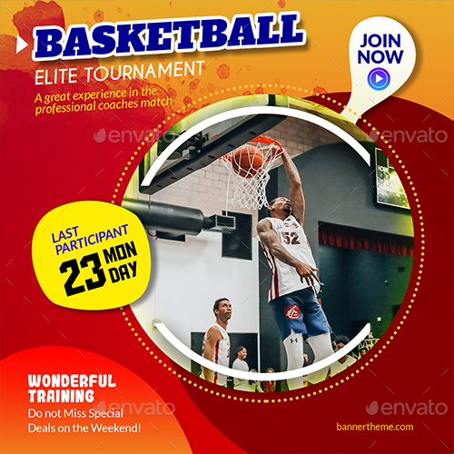 Sport Social Media Post & Stories, Web Elements | GraphicRiver