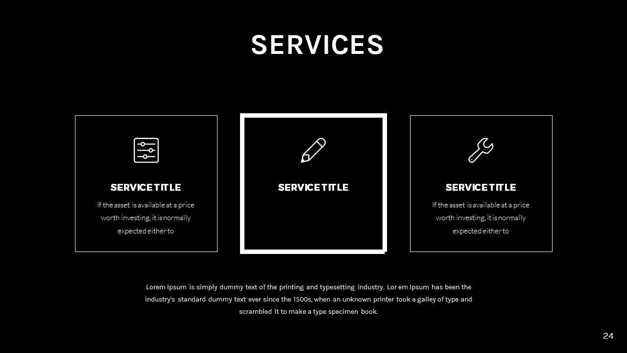 Cust Dark Powerpoint Presentation Template, Presentation Templates