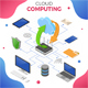 Data Network Cloud Computing Technology Isometric by -TAlex- | GraphicRiver