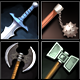 RPG Weapon Icons, Game Assets | GraphicRiver