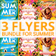 Summer Flyers Bundle, Print Templates | GraphicRiver