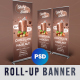 Chocolate Shake Roll-Up Template, Print Templates | GraphicRiver