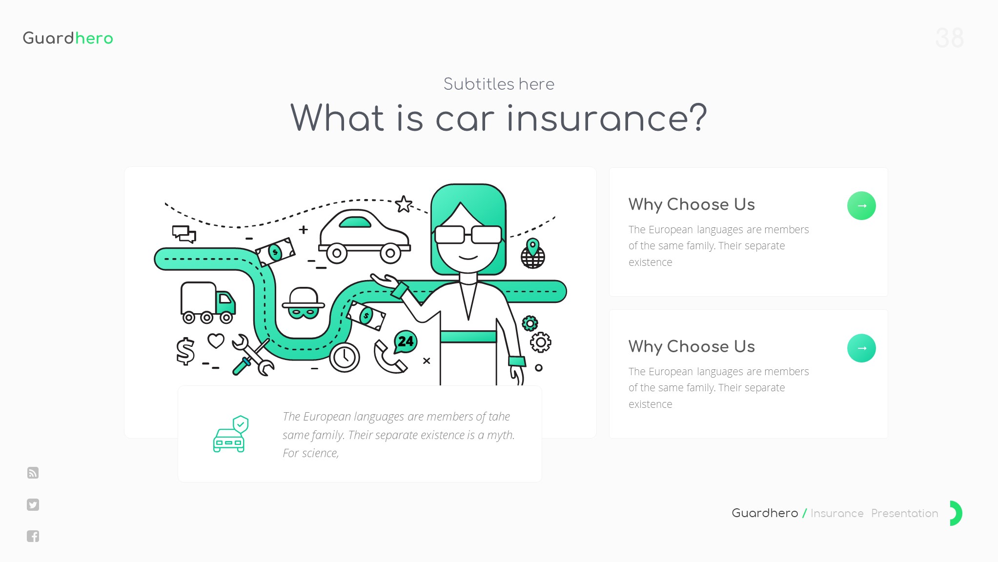 Guardhero Insurance PowerPoint Template by BrandEarth | GraphicRiver