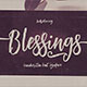 Blessings Script Font, Fonts | GraphicRiver