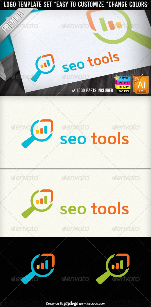 Search Engine Optimization Agency Seo Tools Logo by joyologo | GraphicRiver
