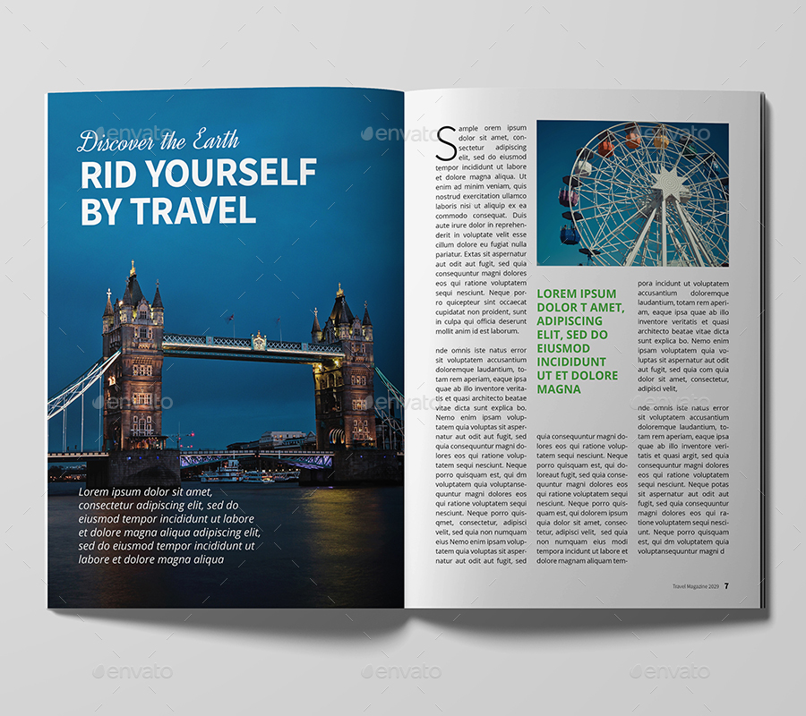 Travel Magazine, Print Templates | GraphicRiver