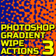 Geometric Gradient Wipe 3 Actions, Add-ons | GraphicRiver
