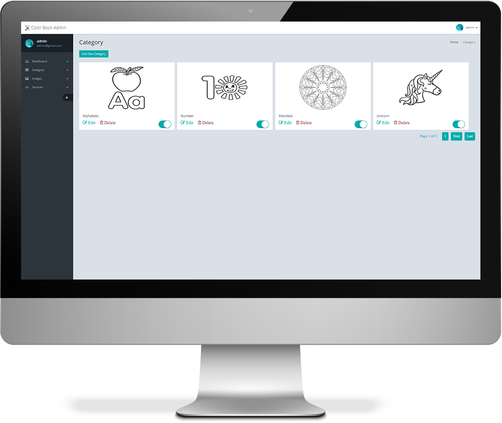Coloring Book Android with Admin panel & Admob ready for publish by ...