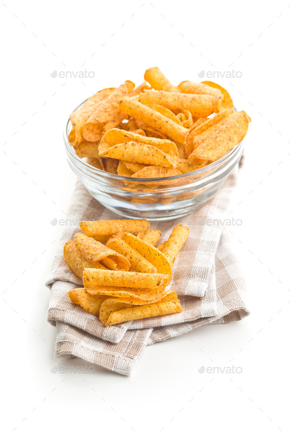 Rolled tortilla chips. Stock Photo by jirkaejc | PhotoDune