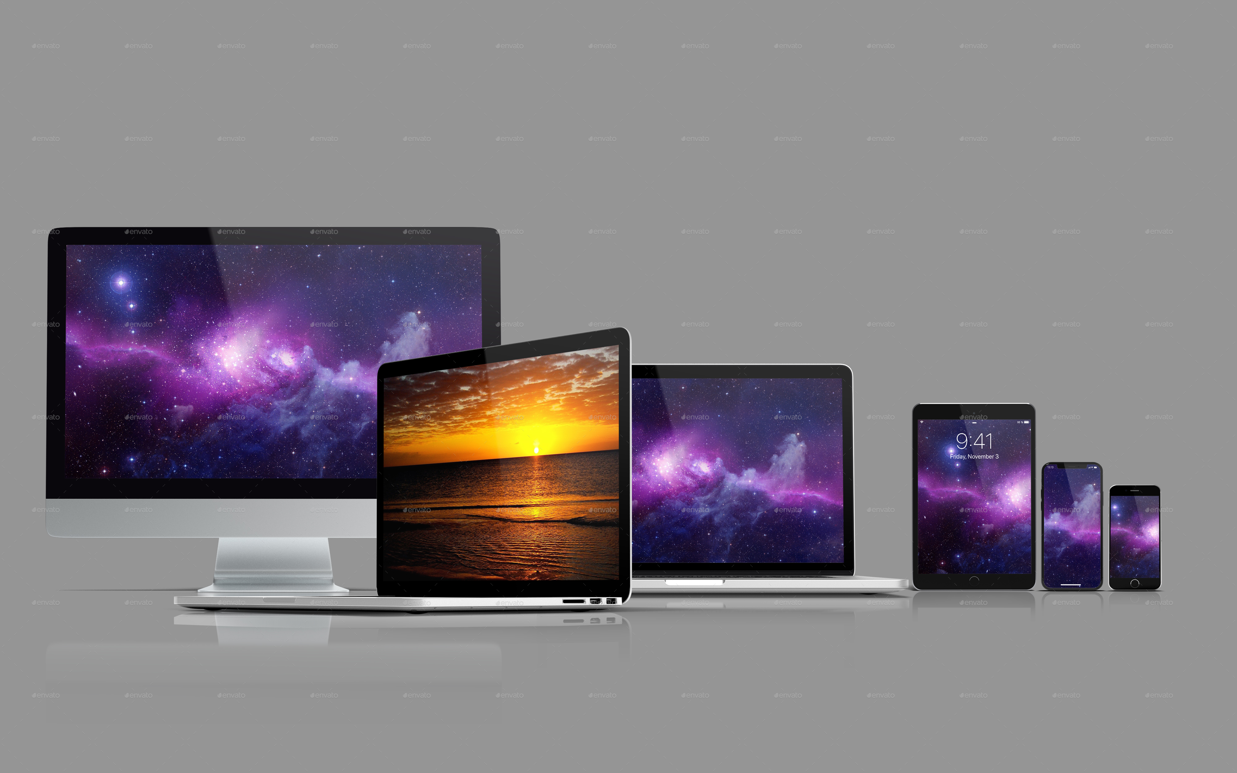 Multi Devices Responsive Website Mockup, Graphics | GraphicRiver