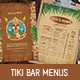 Tiki Bar Menu / Flyer, Print Templates | GraphicRiver