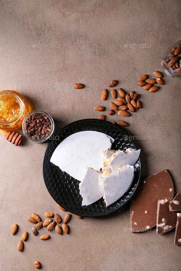 Traditional Spanish candy turron Stock Photo by Feirlight | PhotoDune