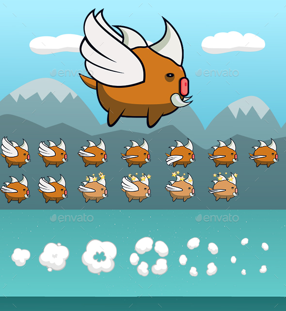 Game Asset: Enemy Game Character Sprite Sheets by BQ19 | GraphicRiver