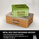 Metal Box Stack Packaging Mockup, Graphics | GraphicRiver