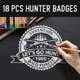 18 Hunter Badges and Logos, Vectors | GraphicRiver