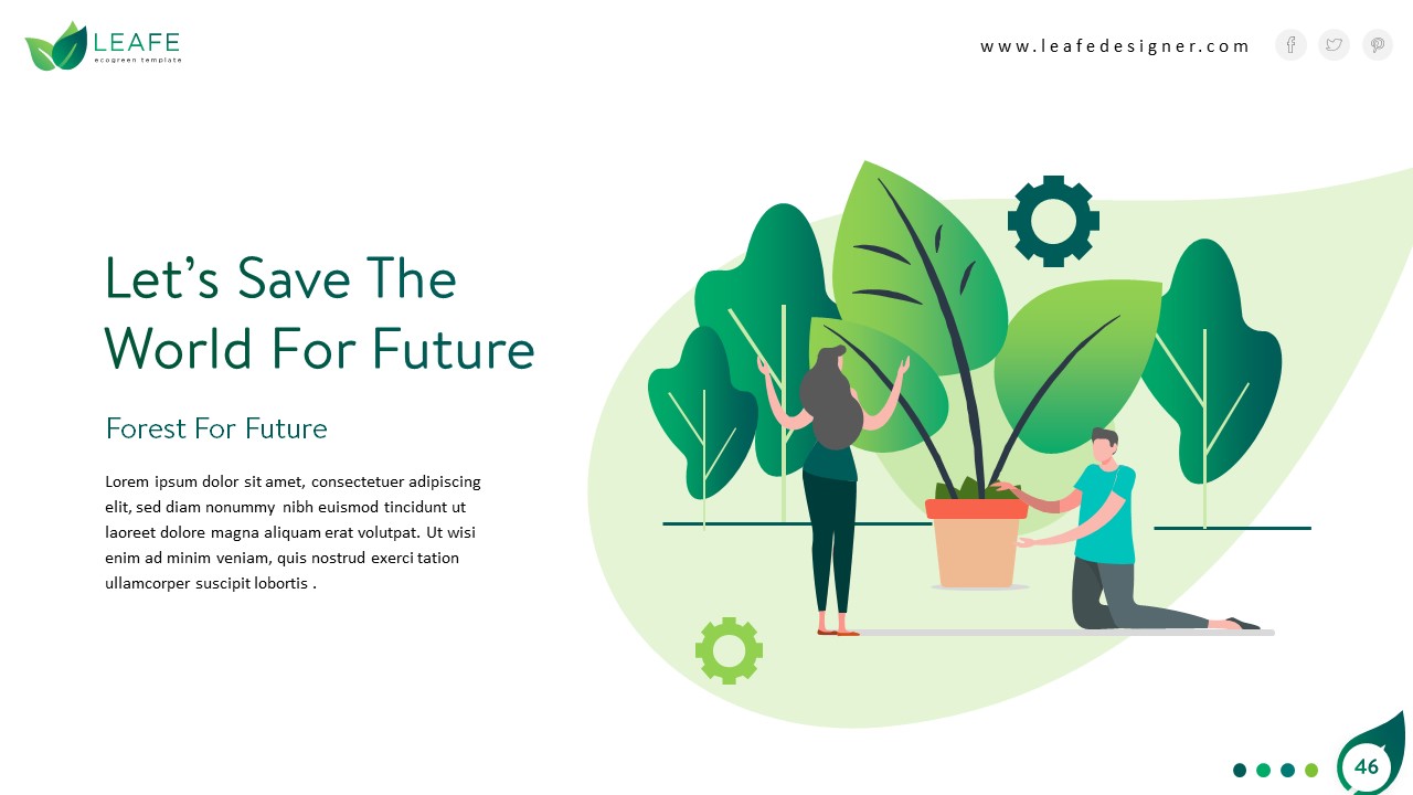 Leafe Ecogreen Presentation Template, Presentation Templates | GraphicRiver