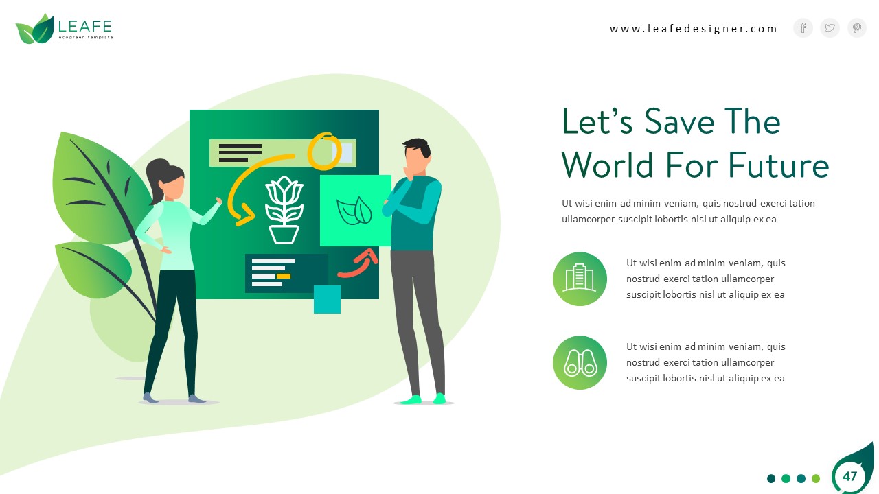 Leafe Ecogreen Presentation Template, Presentation Templates | GraphicRiver