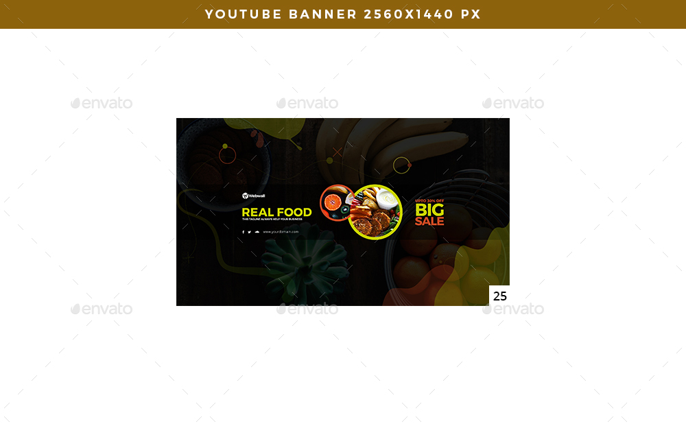 25 Youtube Cover Banners - V3, Web Elements | GraphicRiver