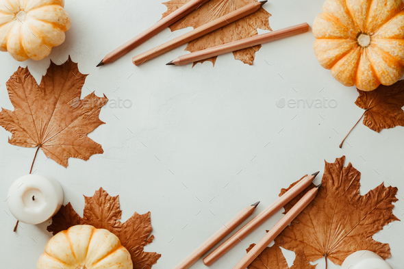 Autumn flat lay Stock Photo by Edalin | PhotoDune