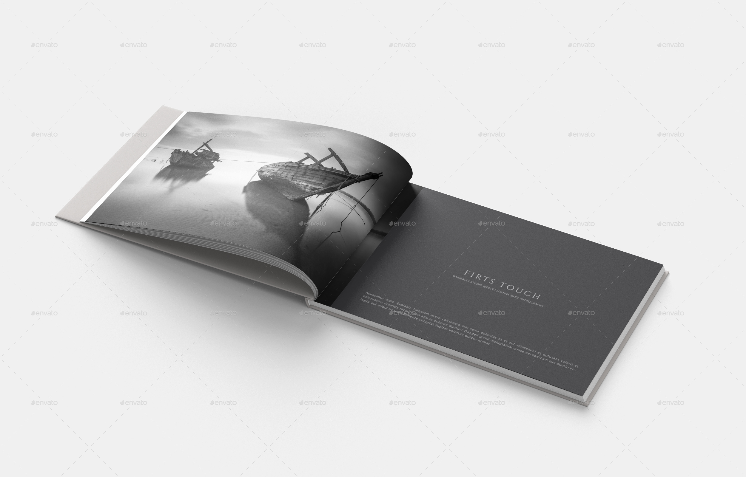 Simple Album Landscape, Print Templates | GraphicRiver