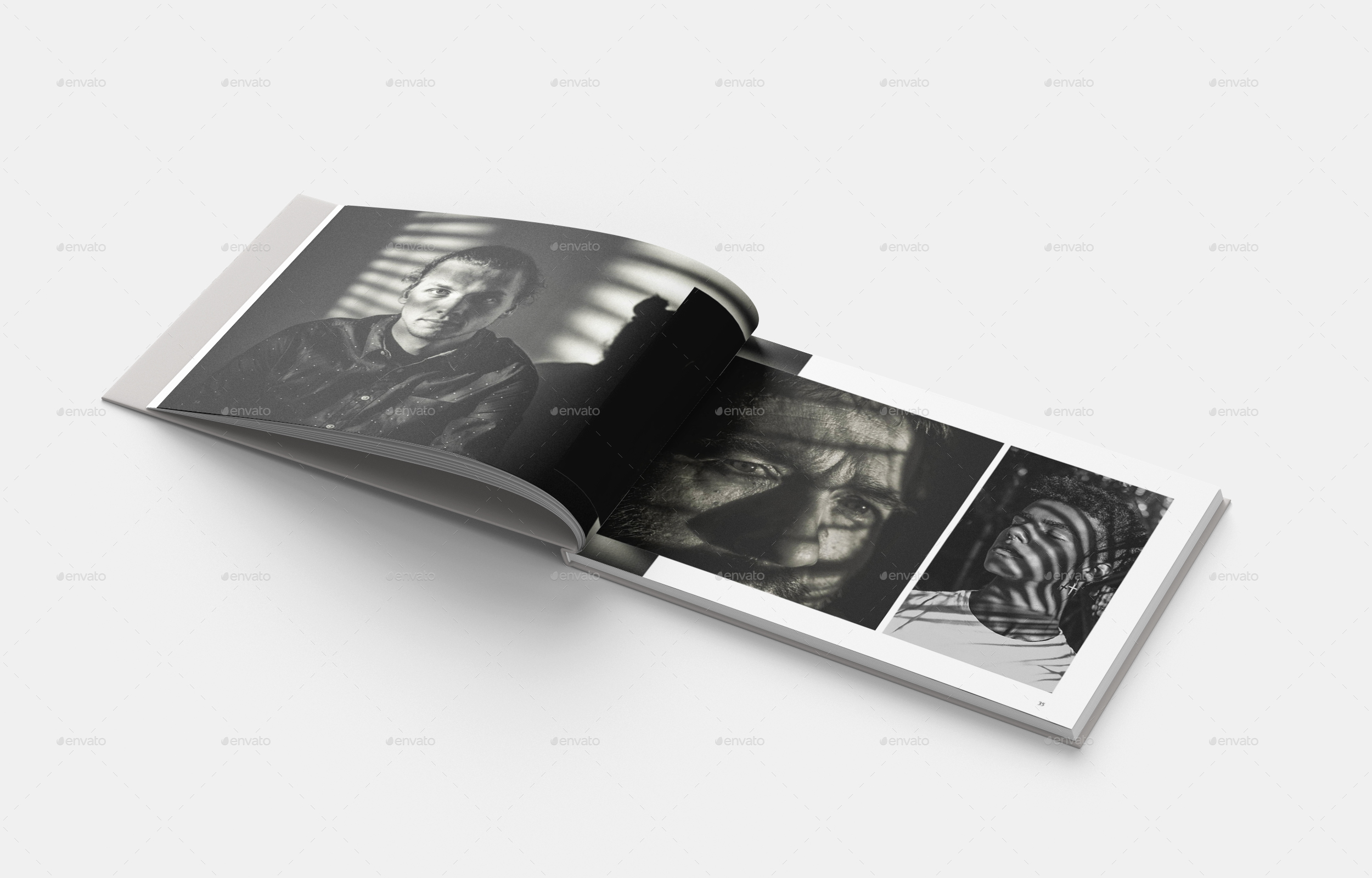 Simple Album Landscape, Print Templates | GraphicRiver