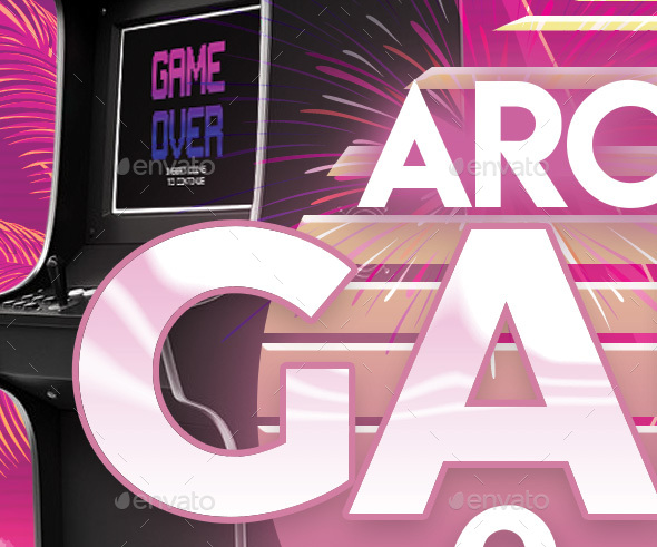 Arcade Game Flyer, Print Templates | GraphicRiver