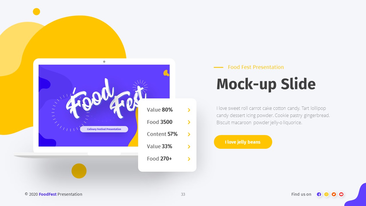 FoodFest - Food Festival PowerPoint Template, Presentation Templates