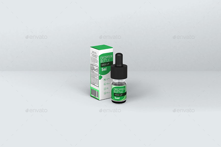 Dropper Bottles Mock-up v2, Graphics | GraphicRiver