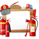 Fire Fighting Frame Composition, Vectors | GraphicRiver