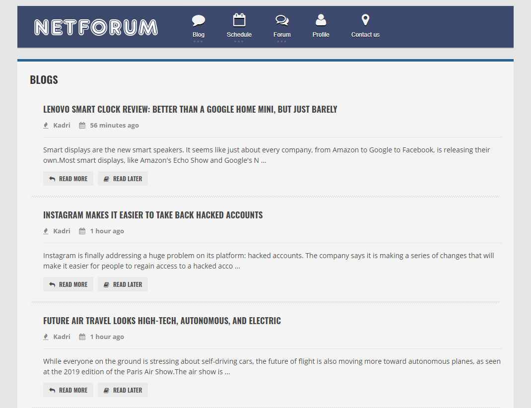 NetForum C#.Net Forum & Blog Application by laykubi | CodeCanyon