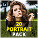 20 Portrait Pack Lightroom & Camera RAW Presets, Add-ons | GraphicRiver