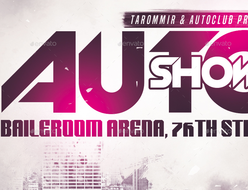 Auto Show Flyer, Print Templates | GraphicRiver