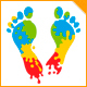 Color Foot Logo, Logo Templates | GraphicRiver