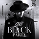 All Black Party Flyer, Print Templates | GraphicRiver