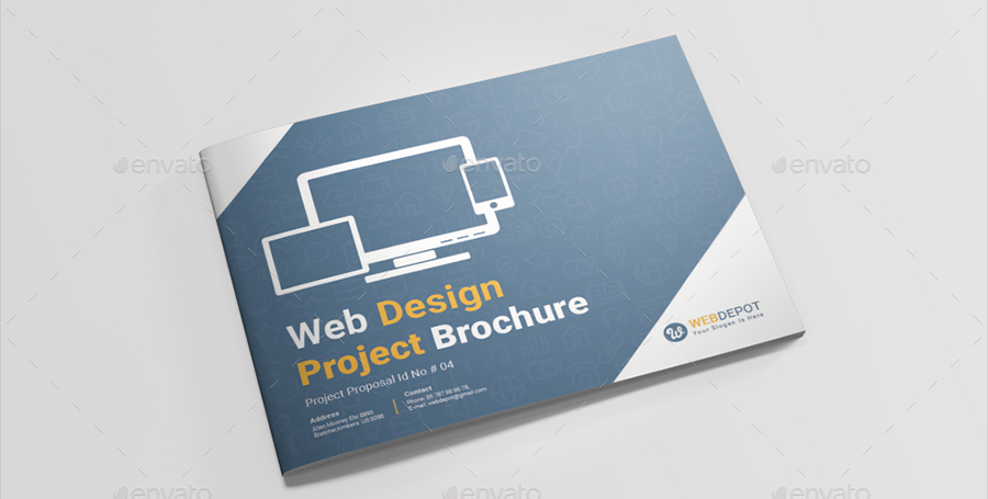 Landscape Web Design Project Brochure, Print Templates | GraphicRiver