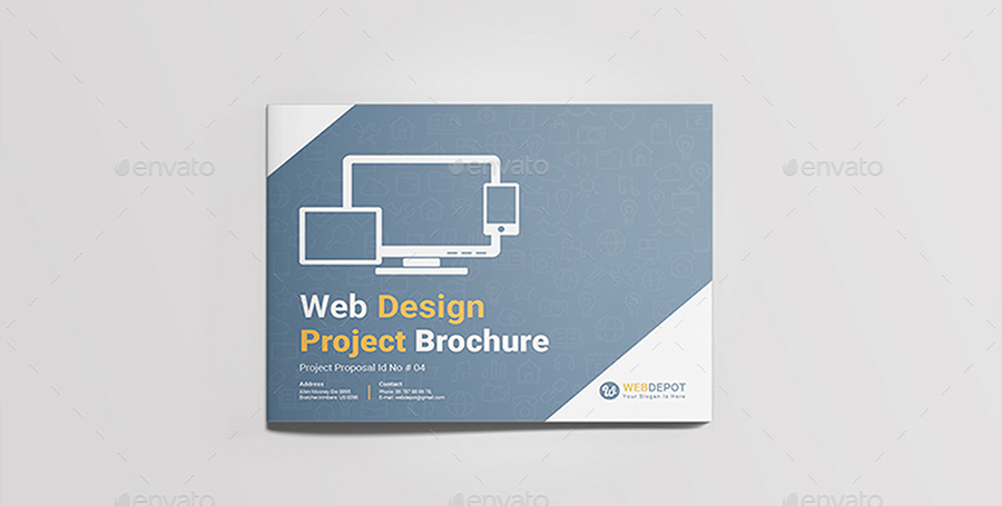 Landscape Web Design Project Brochure, Print Templates | GraphicRiver