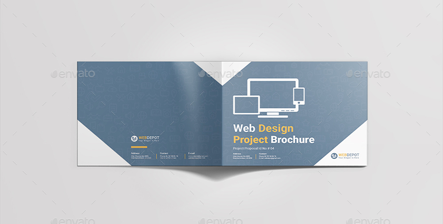 Landscape Web Design Project Brochure, Print Templates | GraphicRiver
