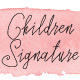 Children Signature, Fonts | GraphicRiver