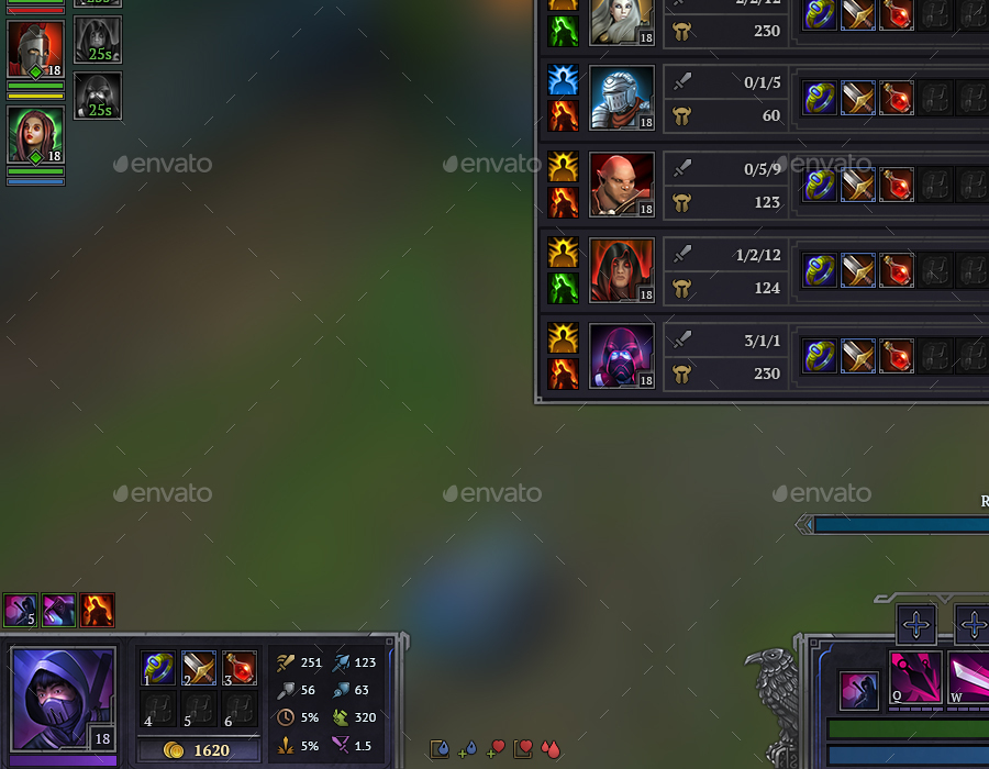 Raven - User Interface, Game Assets | GraphicRiver