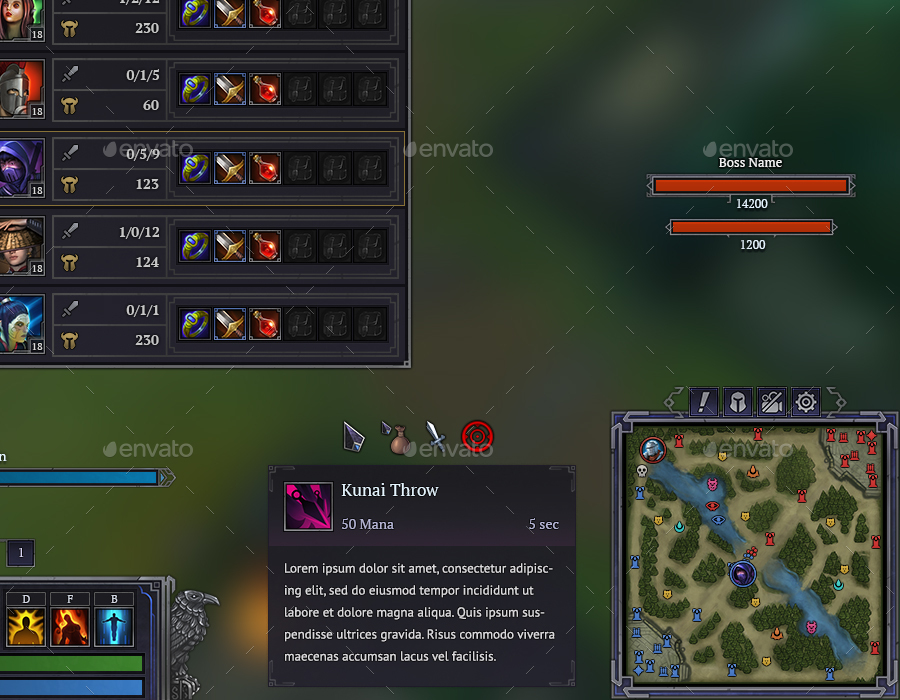 Raven - User Interface, Game Assets | GraphicRiver