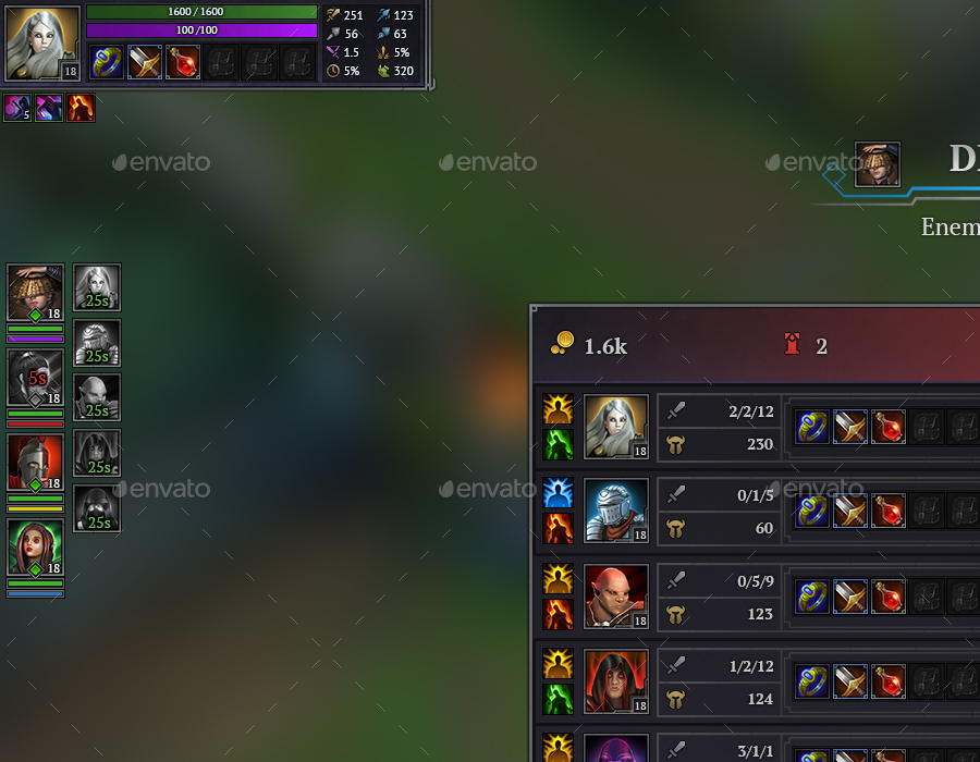 Raven - User Interface, Game Assets | GraphicRiver