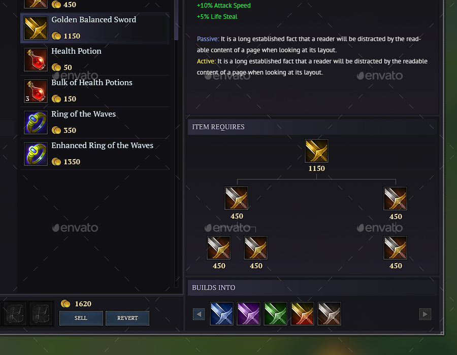 Raven - User Interface, Game Assets | GraphicRiver