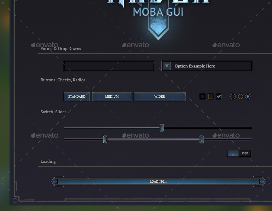 Raven - User Interface, Game Assets | GraphicRiver