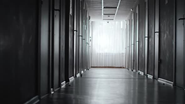 Empty Dark Hallway, Stock Footage | VideoHive