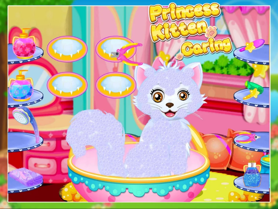 Princess Kitty Care + Kitty Makeover Game For Kids + Ready For Publish ...