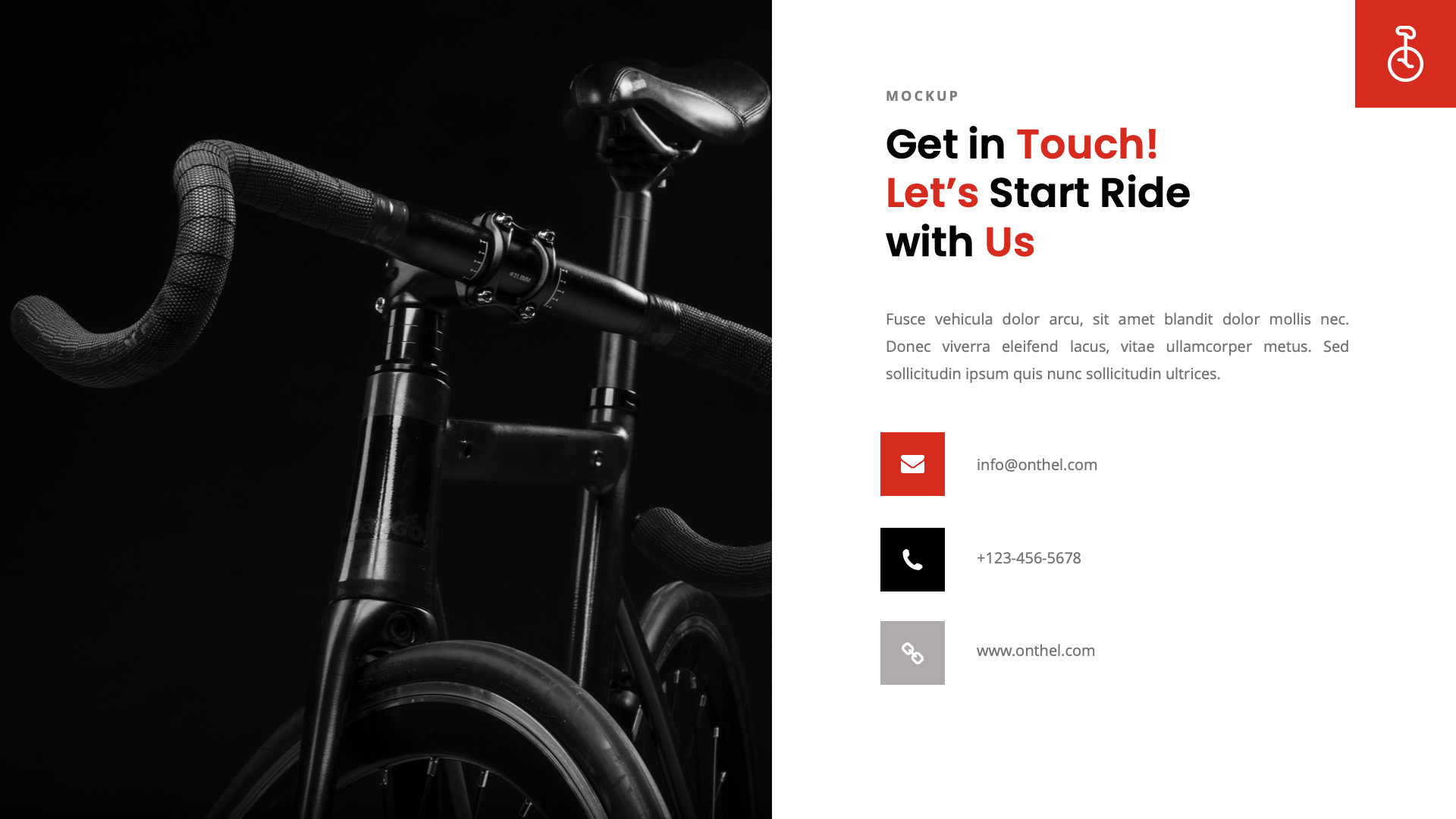 Onthel - Bicycle Google Slides Template, Presentation Templates ...