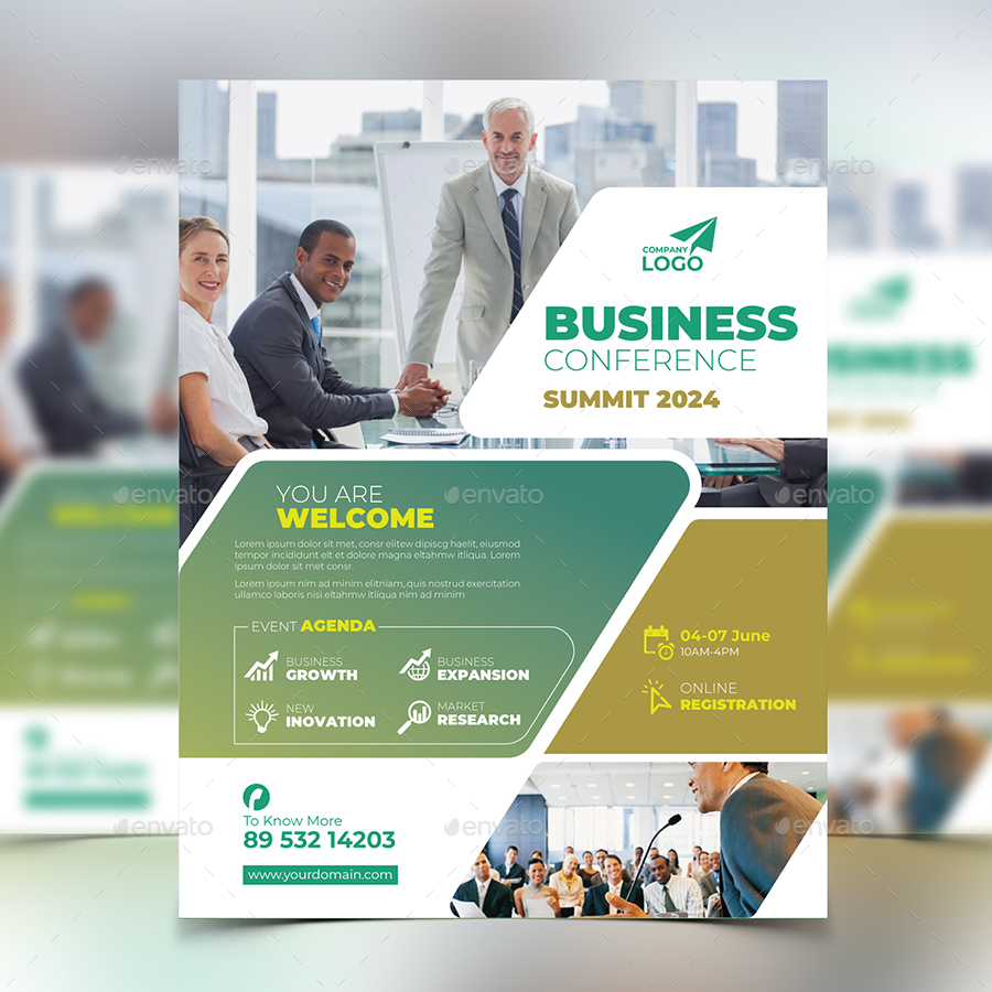 Conference Flyer, Print Templates | GraphicRiver