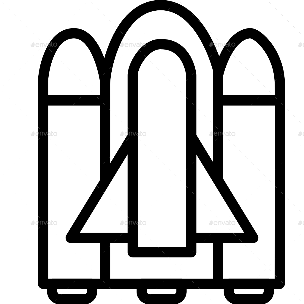 Space Line Icons, Icons | GraphicRiver