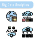 Big Data Analytics Icon Set, Icons | GraphicRiver